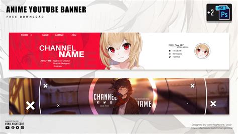 Anime Banner Free Template Behance