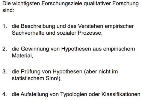 Qualitative Methoden Karteikarten Quizlet
