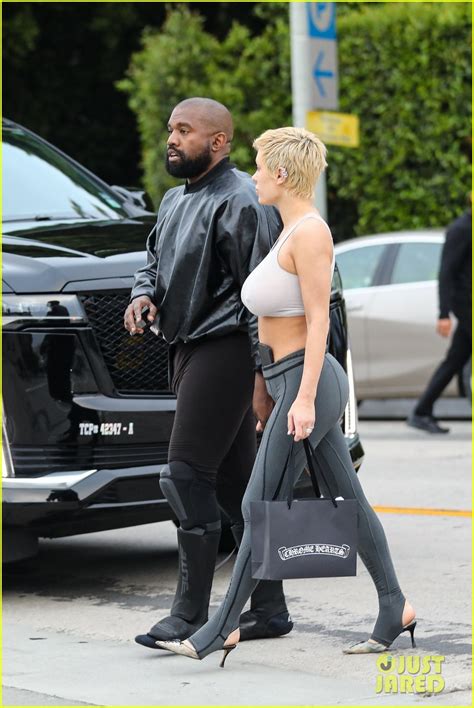 Kanye West Wife Bianca Censori Wear Athleisure Outfits For Dinner