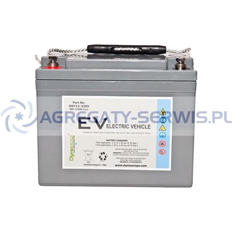 DGY12 33EV DYNO Akumulator GEL 12V 33Ah