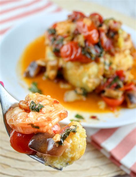 Shrimp And Grits With Spinach Tomatoes The Food Hussy