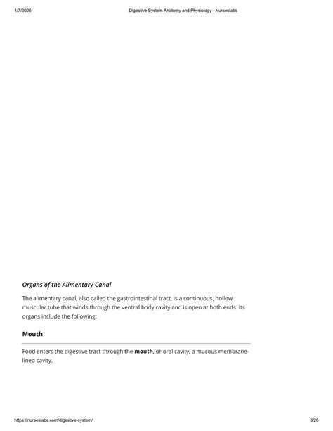 Solution Digestive System Anatomy And Physiology Nurseslabs Studypool