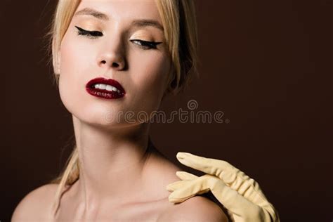 Femme Nue Sensuelle Image Stock Image Du Isolement Fond 39504131