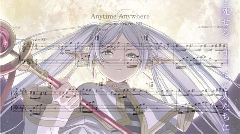 Piano Sheet Music Milet Anytime Anywhere Sousou No Frieren ED