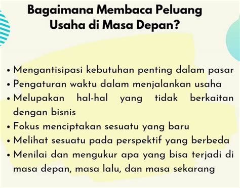 15 Contoh Sumber Peluang Usaha Dari Faktor Eksternal