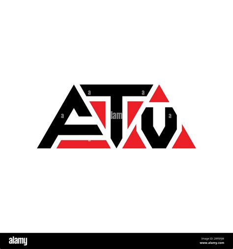 Ftv Triangle Letter Logo Design With Triangle Shape Ftv Triangle Logo Design Monogram Ftv