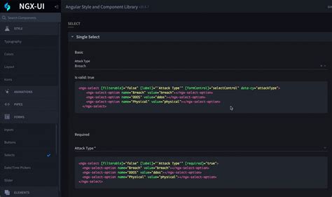Ngx Select Does Not Show Invalid Style When Used With Validators