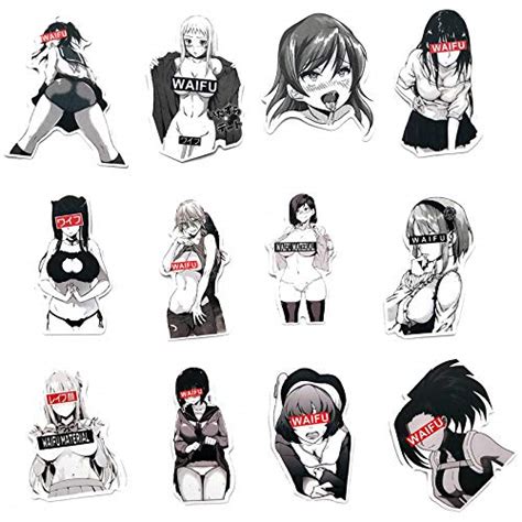 Pcs Lust Face Hentai Waifu Stickers Cute Lady Loli Bunny Girl Anime