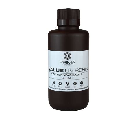 Primacreator Value Water Washable Uv Dlp Resin Clear Multi D Print