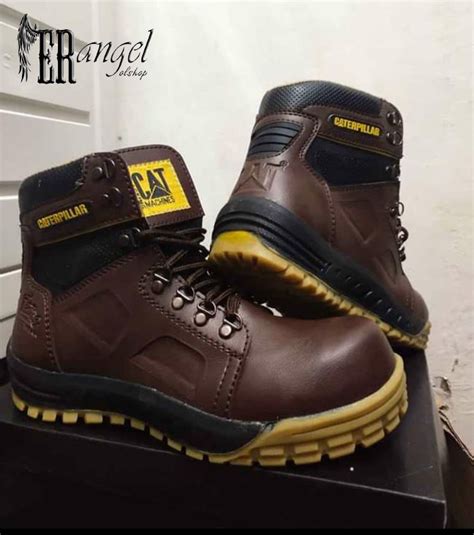 Sepatu Safety Boots Caterpillar Ujung Besi Lazada Indonesia
