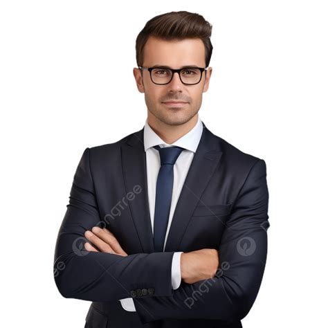 Handsome Businessman Transparent Background Businessman Transparent