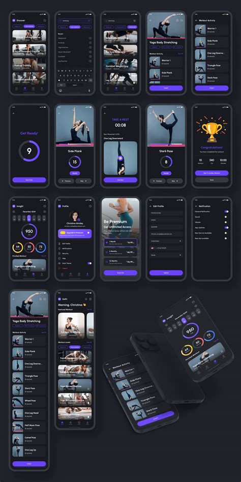 Gofit Fitness Workout App UI Kit Figma Resources App Interface