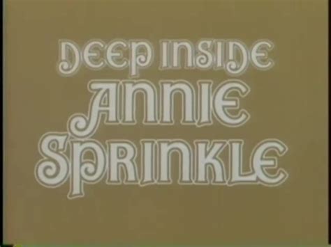 Original Theatrical Trailer Deep Inside Annie Sprinkle Streaming