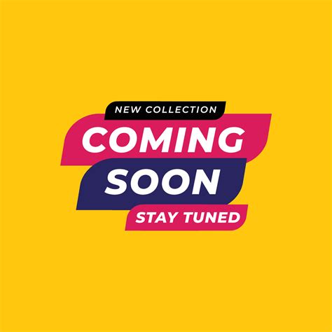 Coming Soon Banner Template Vector Art At Vecteezy