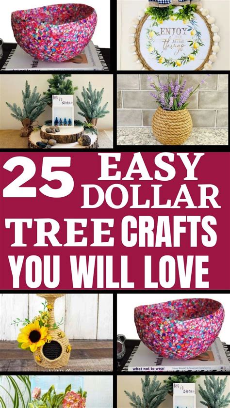 25 Easy Dollar Tree Crafts You Will Love Dollar Tree Crafts Tree