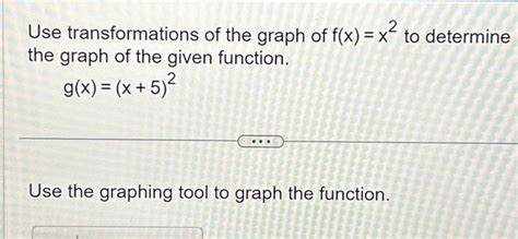 solved use transformations of the graph of f x x2 ﻿to