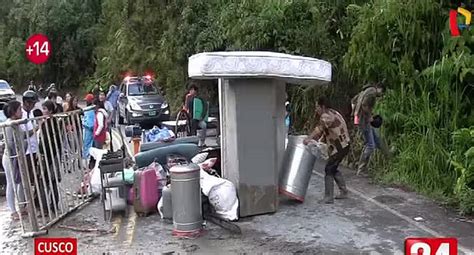 Cusco tres familias están desaparecidas tras caída de huaico