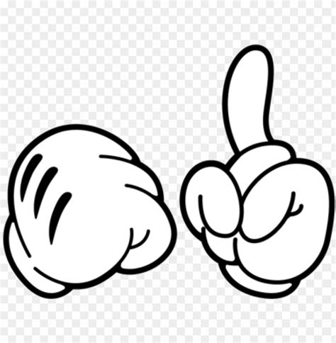 Manos De Mickey Mouse Para Imprimir Mickey Mouse Hand Png Image