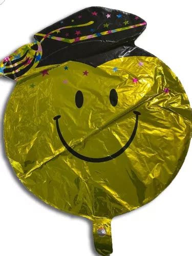 Globo Graduacion Carita Cm Gigante Graduado Birrete