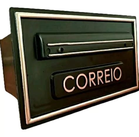 Caixa De Correio Cartas Pvc Embutir Grade Port O Muro