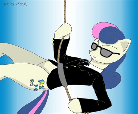 1356922 Safe Artist Bakumaru01 Bon Bon Sweetie Drops Earth Pony