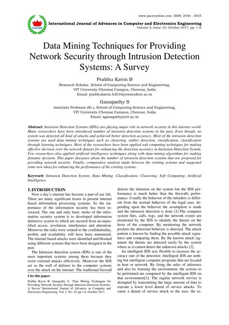 pdf data mining techniques for providing network security through