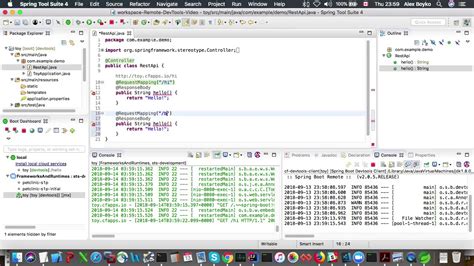 spring tools 4 using spring boot devtools for remote apps on p cf youtube