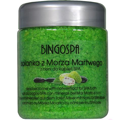 Solanka z minerałami Morza Martwego i ekstraktem soku Noni BINGOSPA