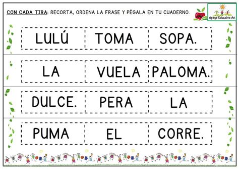 El Profe Elbyez RECORTAR PALABRAS PRIMER GRADO