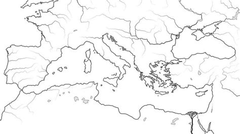 Mapas De Los Paises De La Regi N Del Mar Mediterraneo Mapa Del