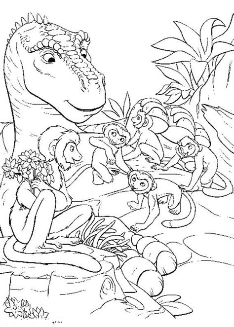 Disney figurer Malebog tegninger Farvelæg dyretegninger Dinosaurer
