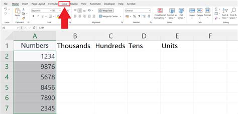 How To Split Numbers In Microsoft Excel Spreadcheaters