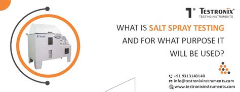 What Is Salt Spray Testing And For What Purpose It Will Be Used