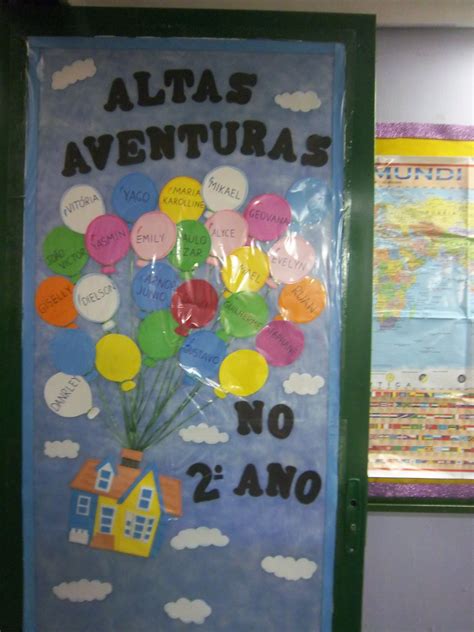 decoração da porta da minha sala de aula em 2014 Porta de sala de