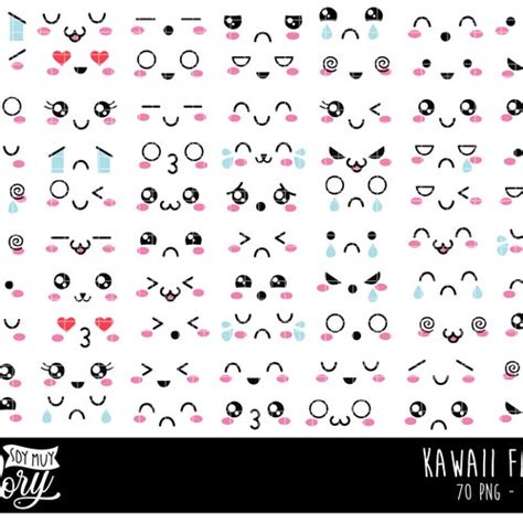 Cute Kawaii Printable Houseplants Clipart Commercial Use Etsy