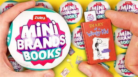 Opening And Reviewing The Mini Brands Books Youtube