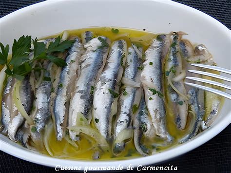 Recette d Anchois marinés par Carmen