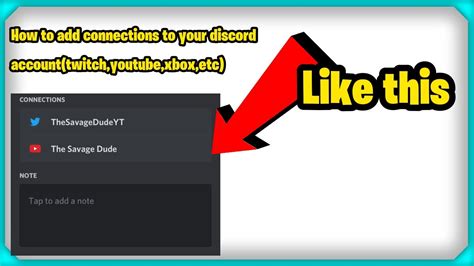 How To Add Connections To Your Discord Account YouTube