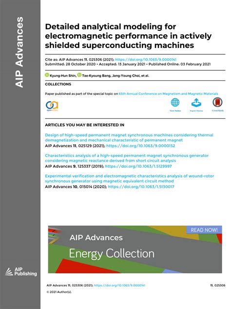 pdf detailed analytical modeling for electromagnetic performance in actively shielded