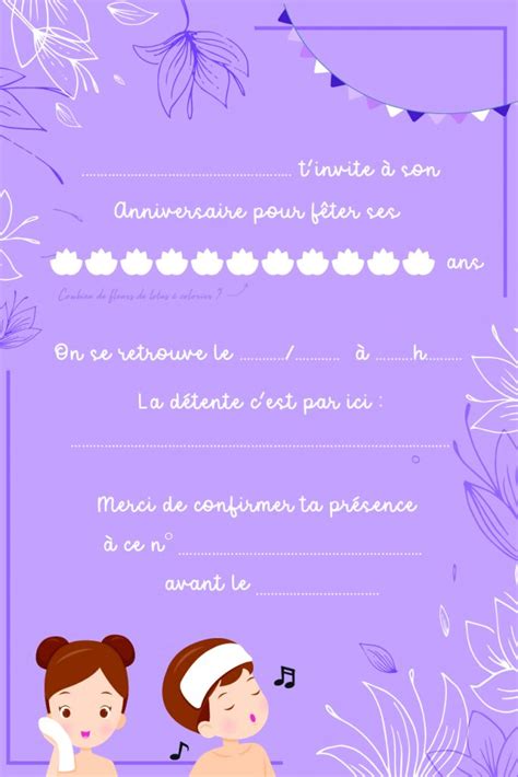 Arriba 78 imagen carte d invitation anniversaire à imprimer gratuite