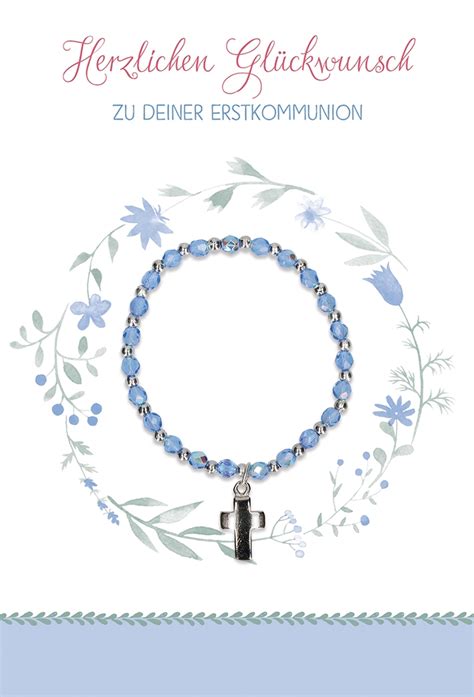 Gl Ckwunschkarte Mit Armband Herzlichen Gl Ckw Nsch Zu Deiner