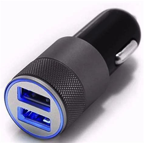 Mini Dual USB Twin Port 12V Universal In Car Lighter Socket Charger