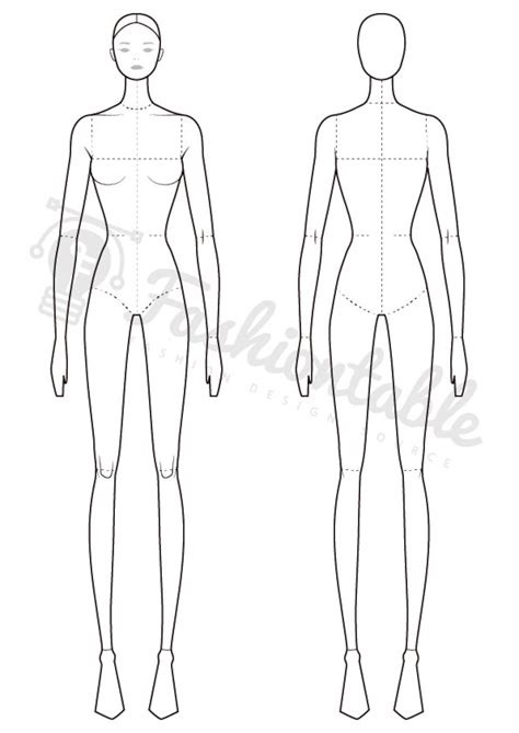 53 Best Images About Free Female Fashion Croquis On