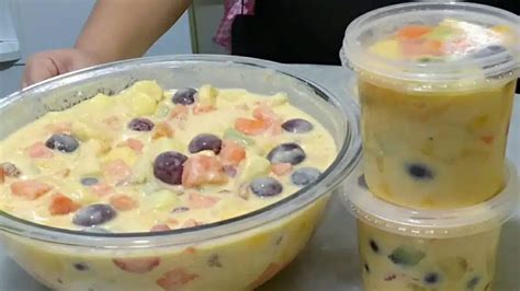Salada De Fruta Tropical Perfeito Para Servir Em Dias Quentes Tudo
