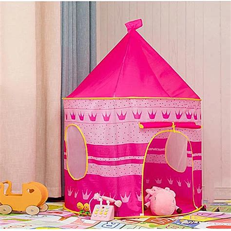 Barraca Tenda Infantil Castelo Cabana Toca Menina Rosa Barraquinha
