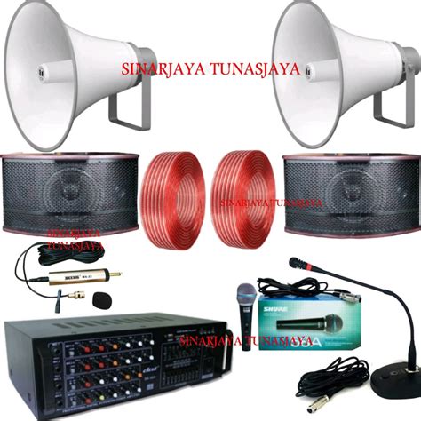 Jual PAKET SOUND SYSTEM TOA MASJID SPEAKER LUAR DAN DALAM PAKET TOA