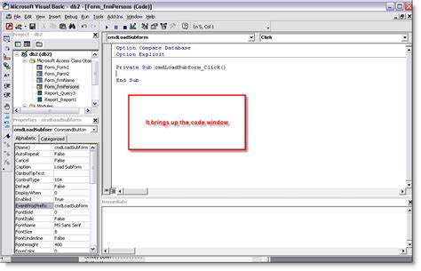 how to set a subform control source by code btab development