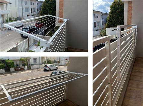 Flo Mar Stendibiancheria Da Balcone Ribaltabile Stendibiancheria Da