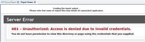 Unauthorized Access Is Denied Due To Invalied Credentials Insus