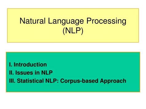 Ppt Natural Language Processing Nlp Powerpoint Presentation Free